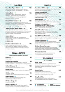 Beach Party Food Menu - FINNS Beach Club